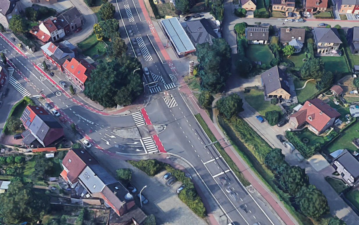 Aanleg keerpunt op kruising Omleiding met Mechelsesteenweg | Wegen en verkeer